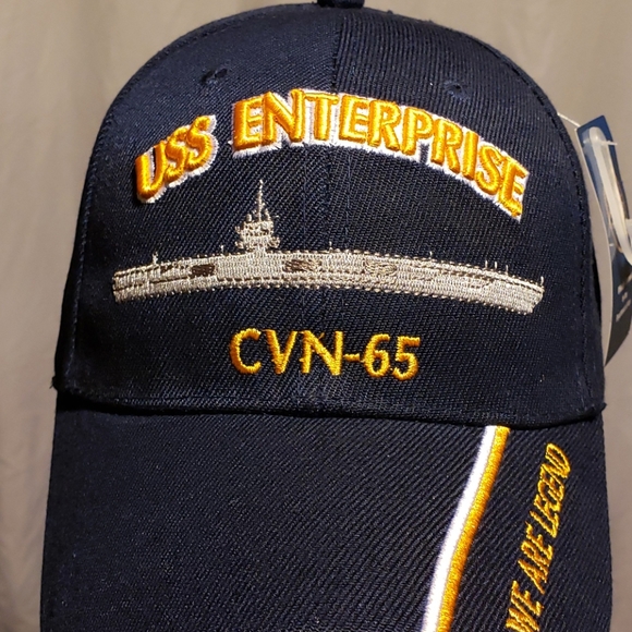 Accessories | Military Us Navy Uss Enterprise Hat | Poshmark